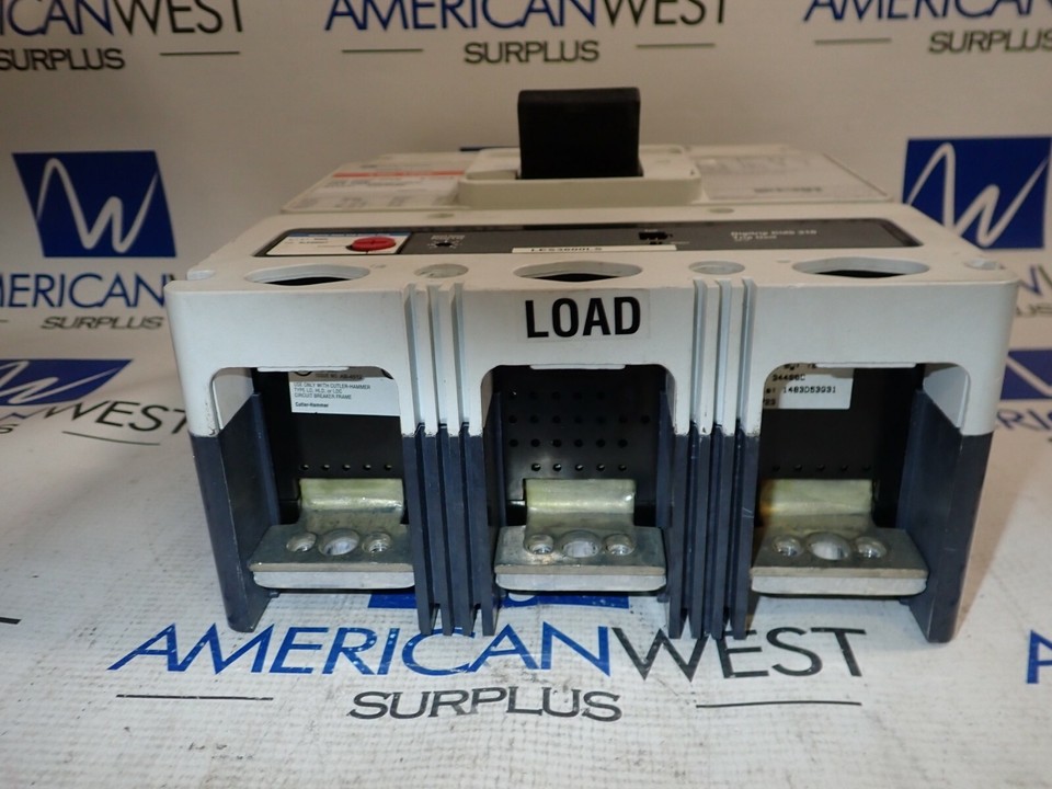 Cutler Hammer LDC3600 LDC100k 600A 600V 3P LES3600LS RMS 310 Trip ...