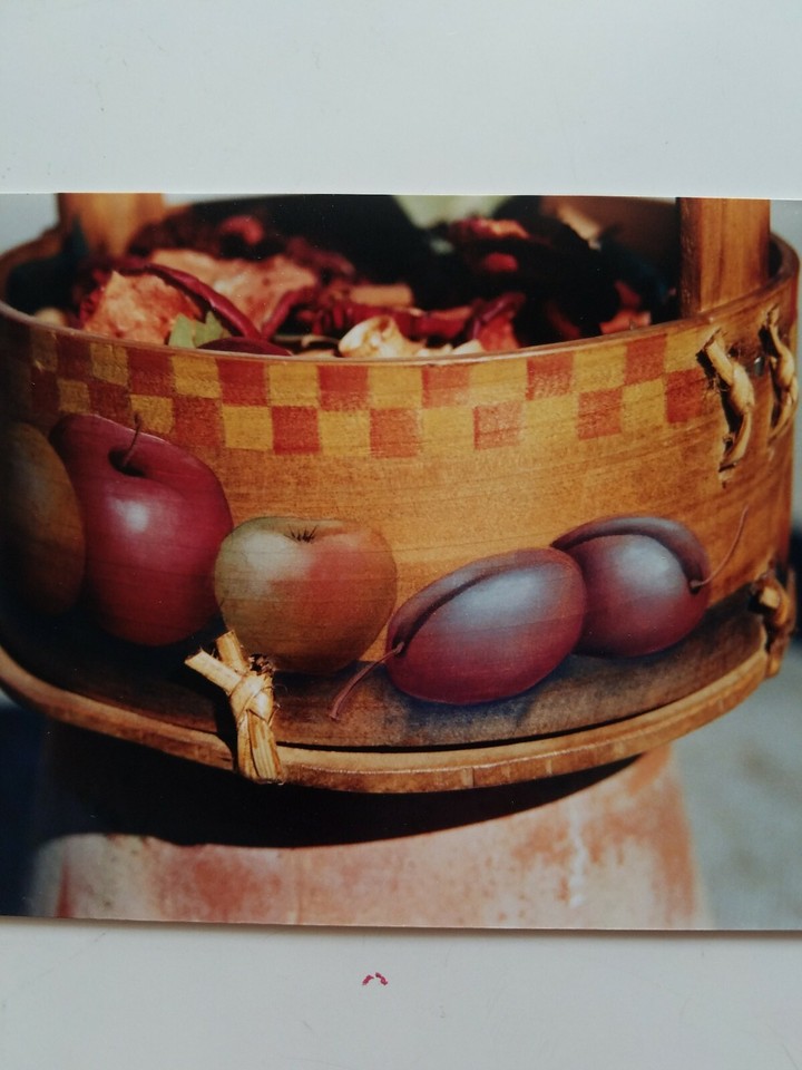 LINDA LOCK APPLE FRUIT BASKET ACRYLIC PATTERN PACK BIGINNER | eBay