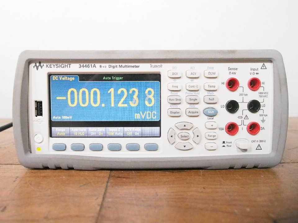 AGILENT KEYSIGHT 34461A DIGITAL MULTIMETER 6 ½ Digit Free Shipping Used ...
