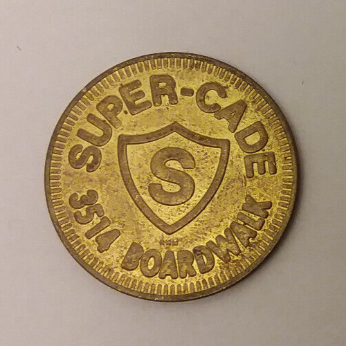 Super-Cade Wildwood, NJ Arcade Game Token 24mm | eBay