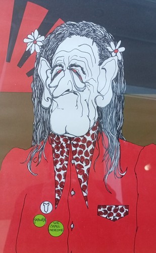 FORMER PRESIDENT LBJ (1908-1973) CARTOON/POP ART POSTER(RARE) | eBay