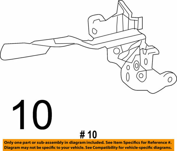 53510-42100 Toyota Lock assy, hood 5351042100, New Genuine OEM Part | eBay