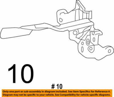 53510-42100 Toyota Lock assy, hood 5351042100, New Genuine OEM Part | eBay