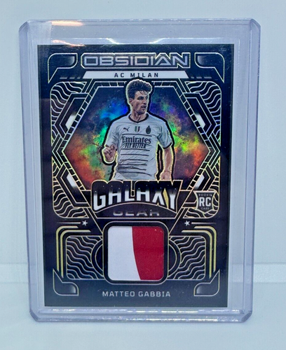 2022-23 Panini Obsidian Soccer Matteo Gabbia Galaxy Gear Rookie Patch ...