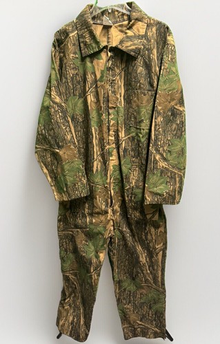 VTG TreBark Camo Hunting Coveralls Size L/XL Made in USA - 90s Retro ...