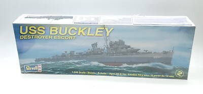 Revell #85-3013 USS Buckley Destroyer Escort 1:249 Scale Model Sealed ...