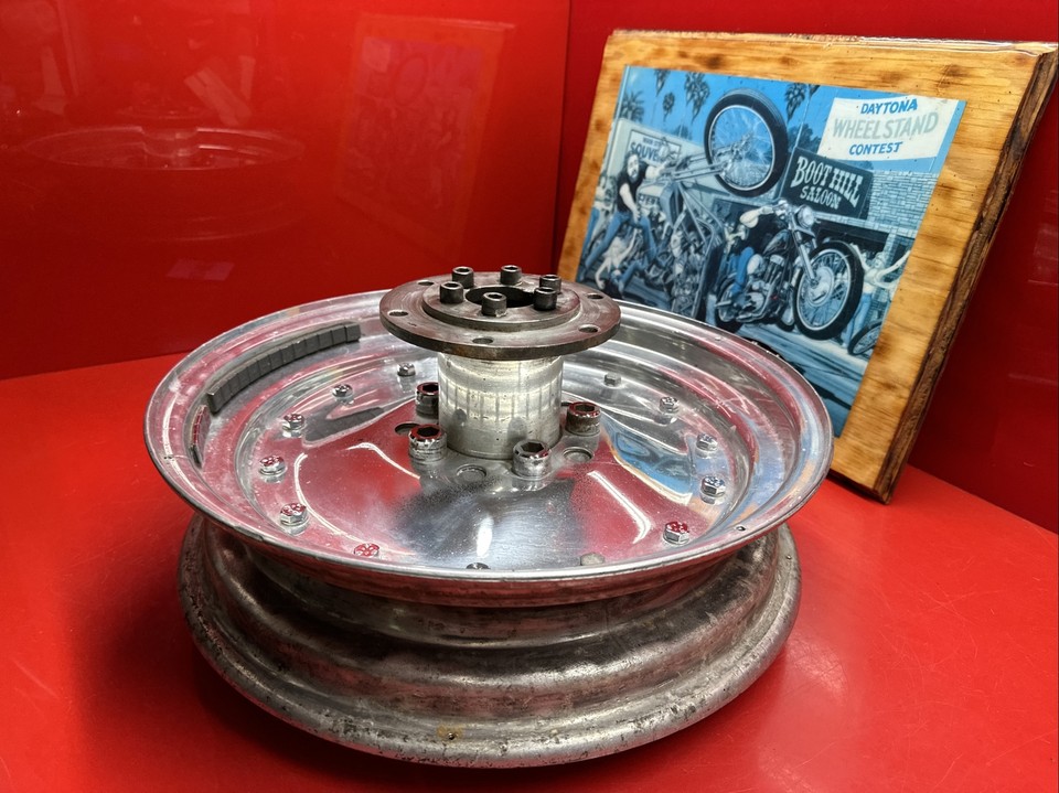 15" Spun Aluminum Centerline Mag Rear Wheel Harley Chopper Dick Allen ...