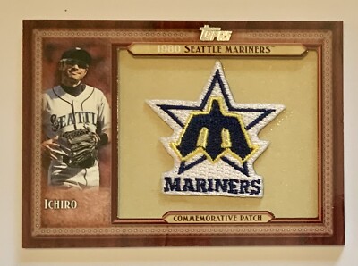 2011 Topps Ichiro 1980 Seattle Mariners Commemorative Patch Card #TLMP ...