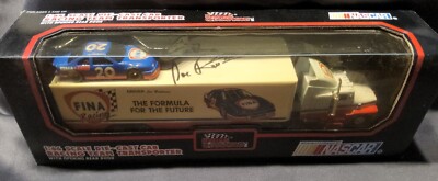 Autographed NASCAR 1:64 Die Cast Car Racing Team Transporter JOE ...