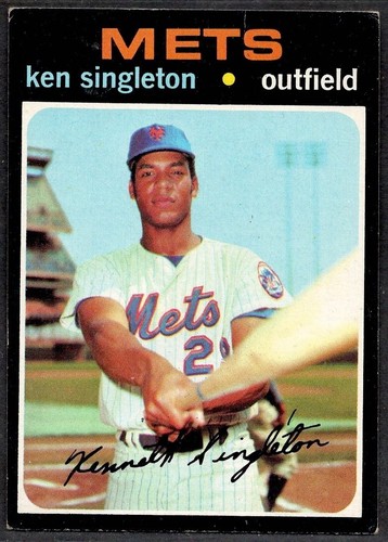 1971 Topps Baseball Card #16 Ken Singleton Rookie RC New York Mets VG ...