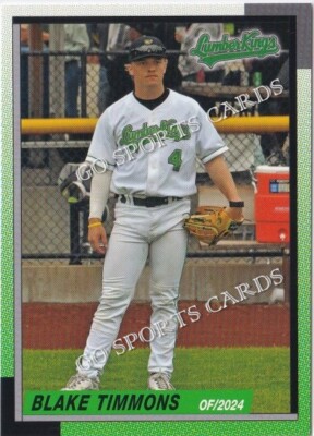 2024 Clinton LumberKings Blake Timmons RC Rookie | eBay