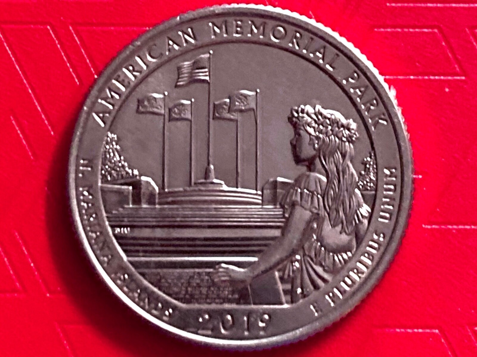 1 - 2019w American Memorial Park Northern Mariana Islands Quarter 🔴 | eBay