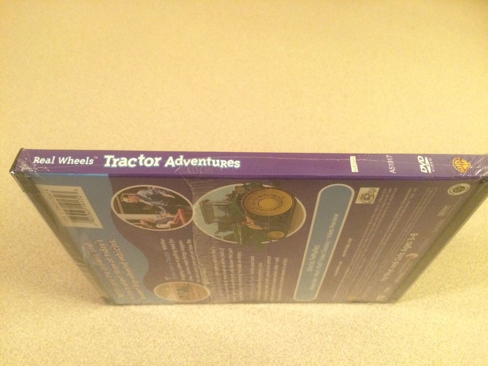 Real Wheels: Tractor Adventures DVD Big Wheeled Vehicles Sealed New ...