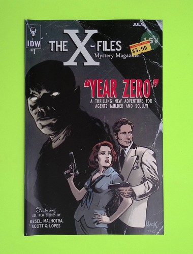 The X-Files Year Zero #1b 2014 IDW Publishing Variant High Grade J43-87 ...