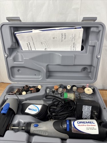 Dremel Multipro Cordless 9.6V Model 780 Kit With Case And Accessories ...