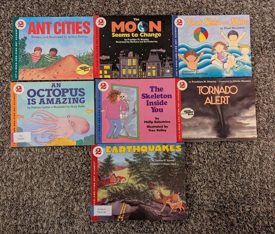 Lot of 63 Let's Read and Find Out Science Stage 1 & 2 Homeschool Books ...
