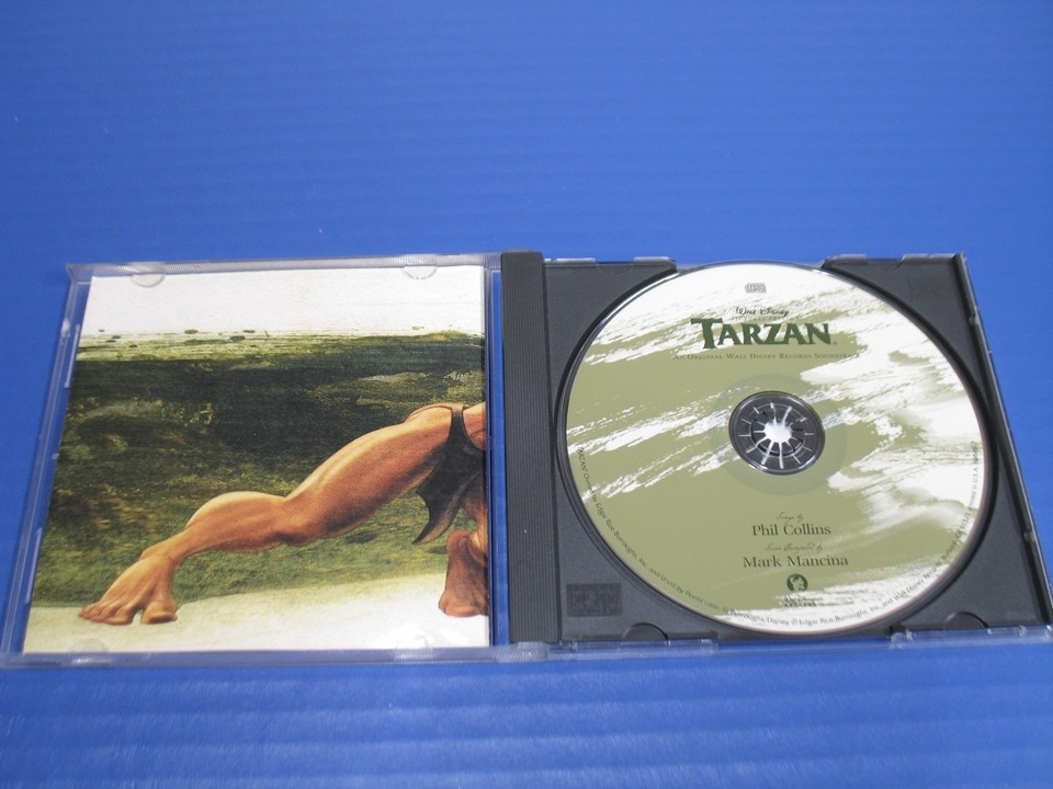 Walt Disney Presents TARZAN Original Soundtrack Music CD Songs By Phil ...
