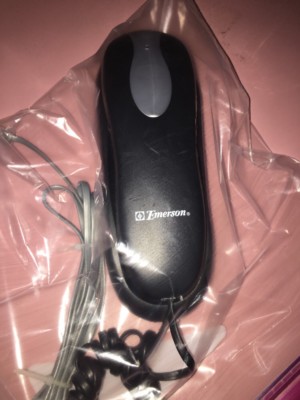 EMERSON EM2116 Slimline Telephone with Lighted Ring Indicator Black | eBay