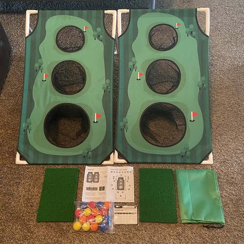 (2) Chipping Golf Practice Mats Golf Game Training Indoor Outdoor ...