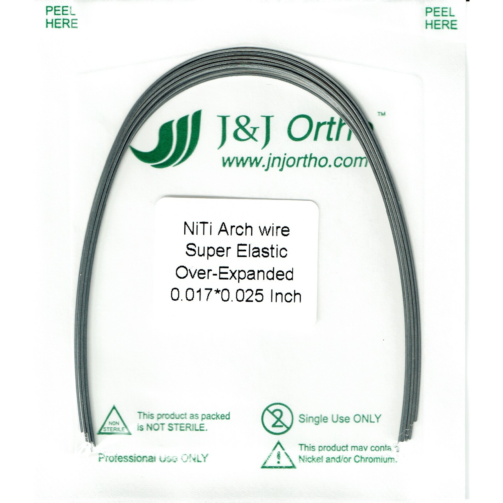 J&J Ortho™ Orthodontic Arch Wire Over-Expansion Form(NiTi / S.S. / TMA ...