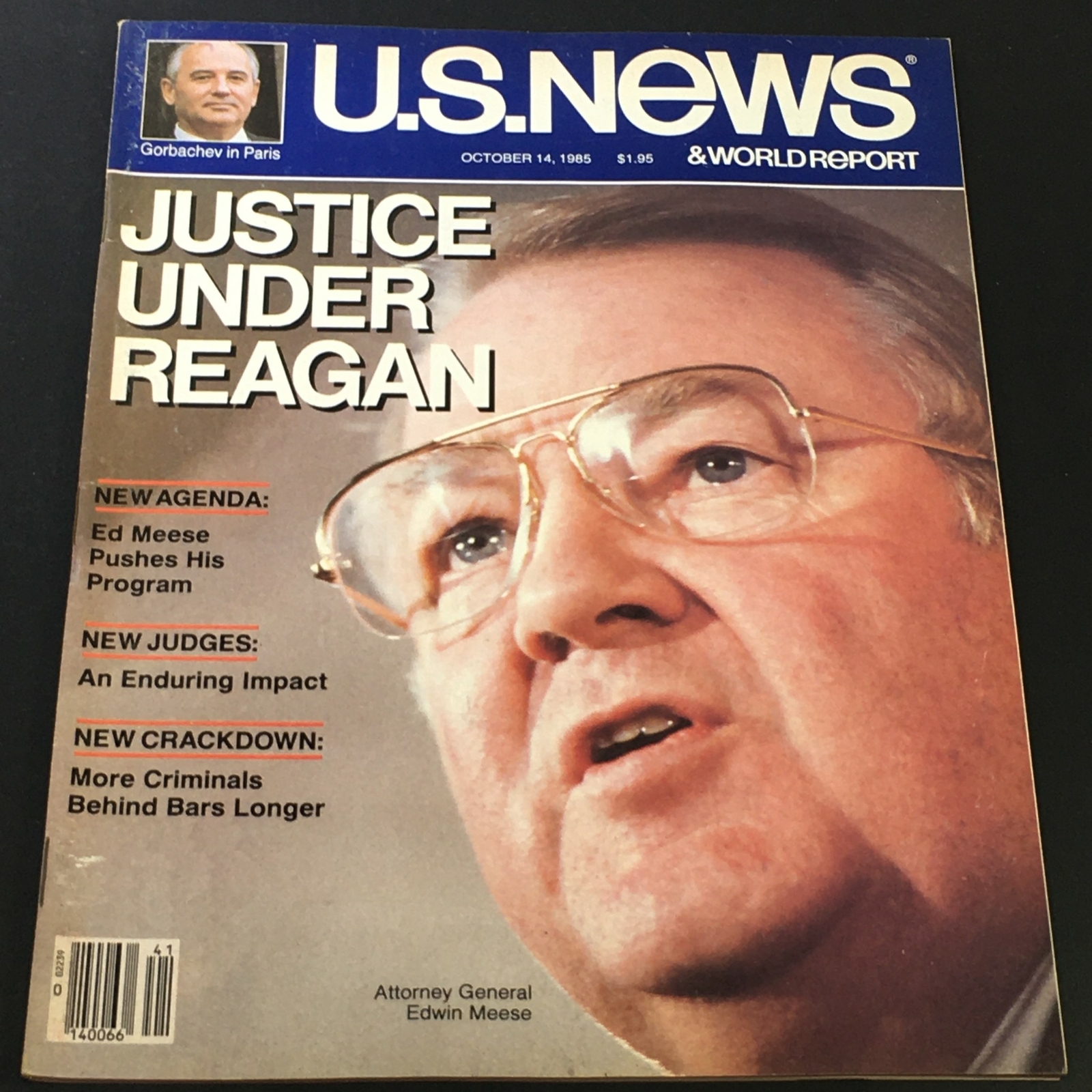 VTG US News & World Report October 14 1985 - Attorney General Edwin ...