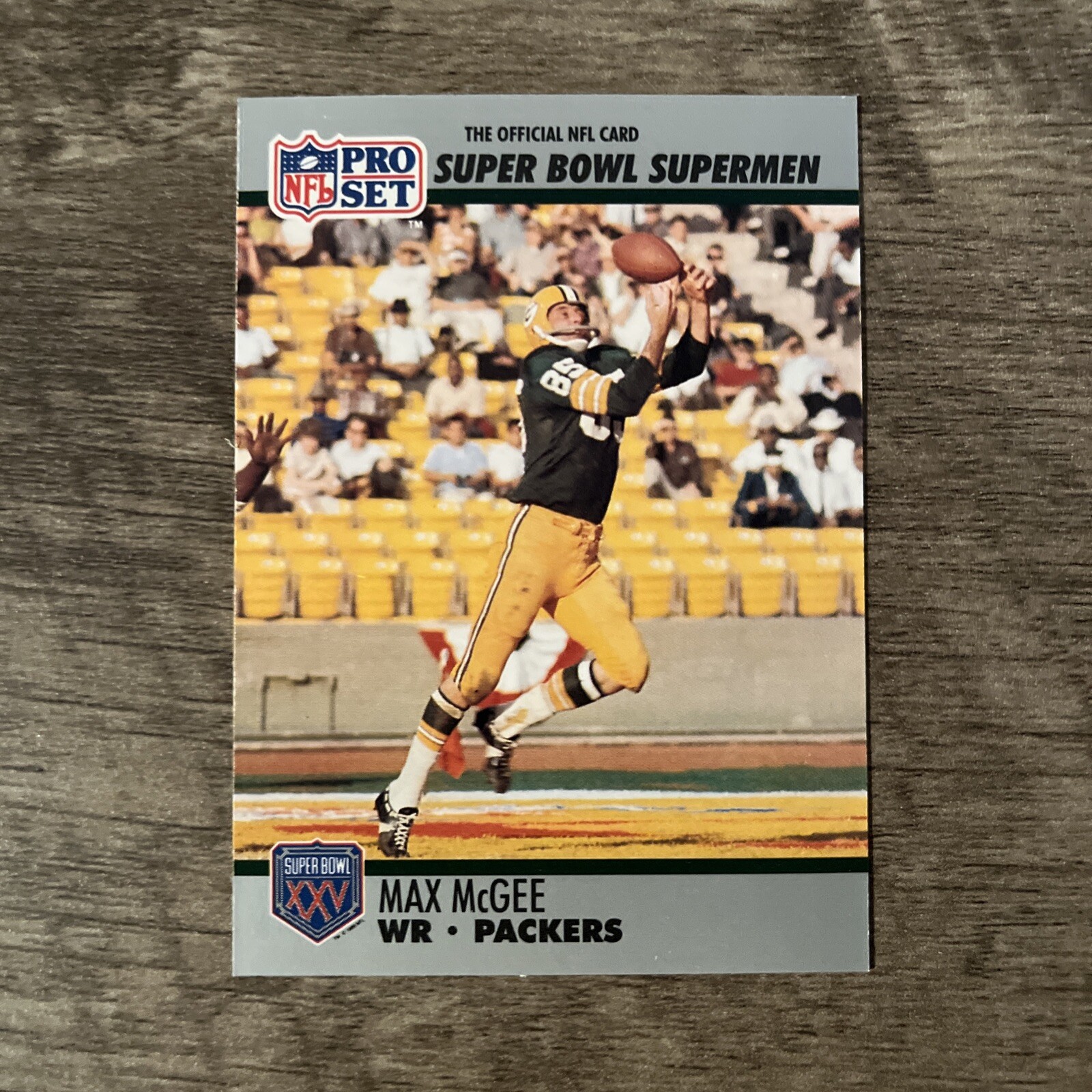 1990 Pro Set Football Super Bowl Superman # 47 Max McGee Packers | eBay