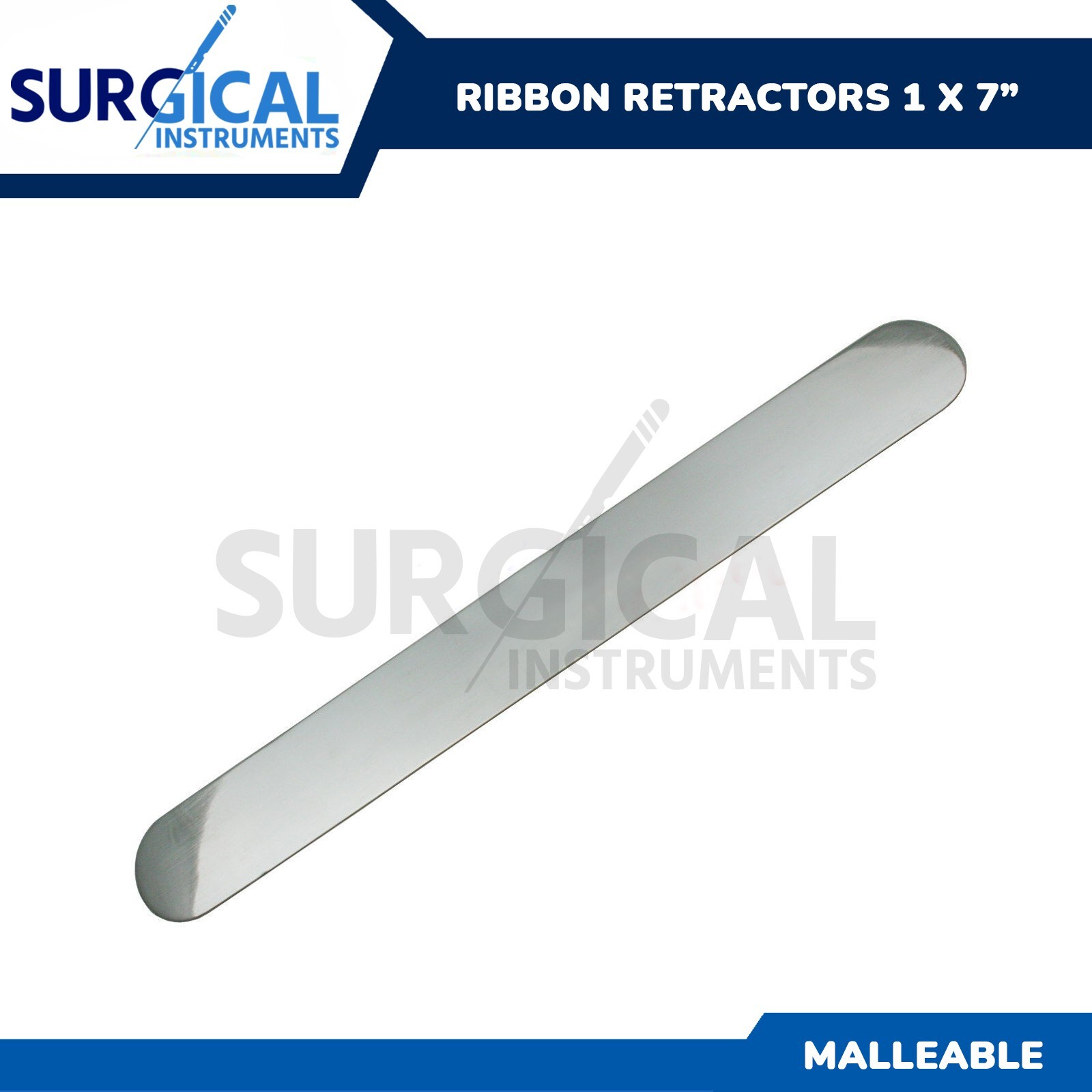 Ribbon Retractors 1" X 7" Malleable Surgical Orthopedic Instruments ...