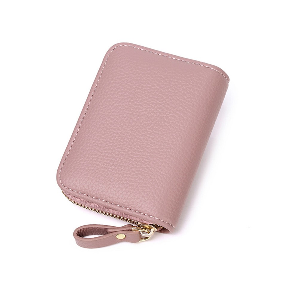 Ladies Short Small Money Purse Women Leather Zip Folding Coin Card ...