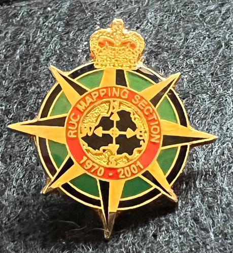RUC ROYAL ULSTER CONSTABULARY MAPPING SECTION 1970-2001 COMPASS STAR ...