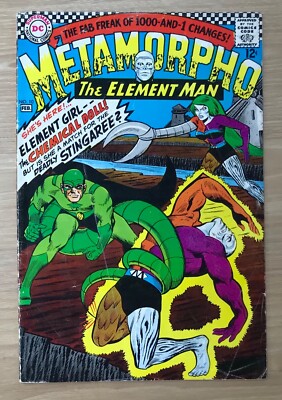 Metamorpho #10 DC Comics Siler Age Elemental Man 1st app Element Girl ...