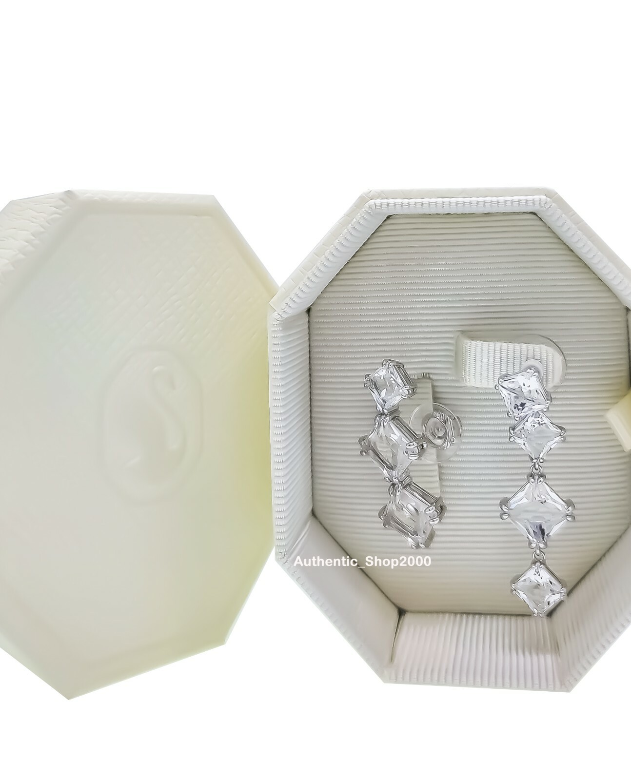 NEW SWAROVSKI Crystal Asymmetrical Millenia Ear Cuff, Stud Earrings ...