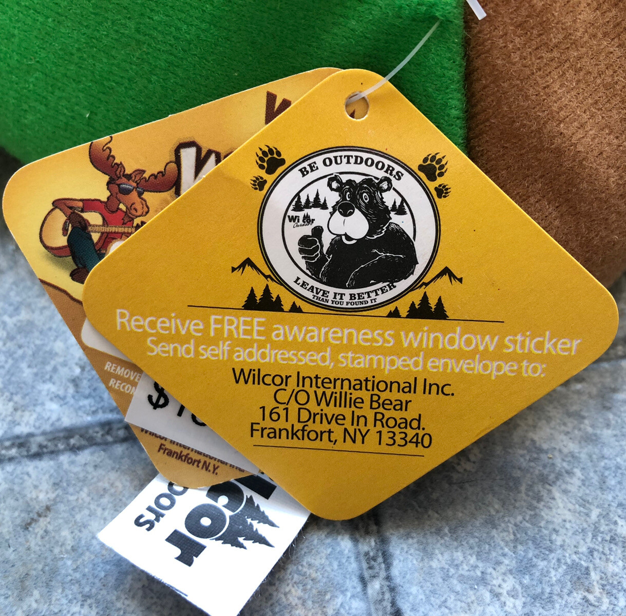 Wilcor Be Outdoors Wildlife Critters Tent Play Set Moose Bear Squirrel ...