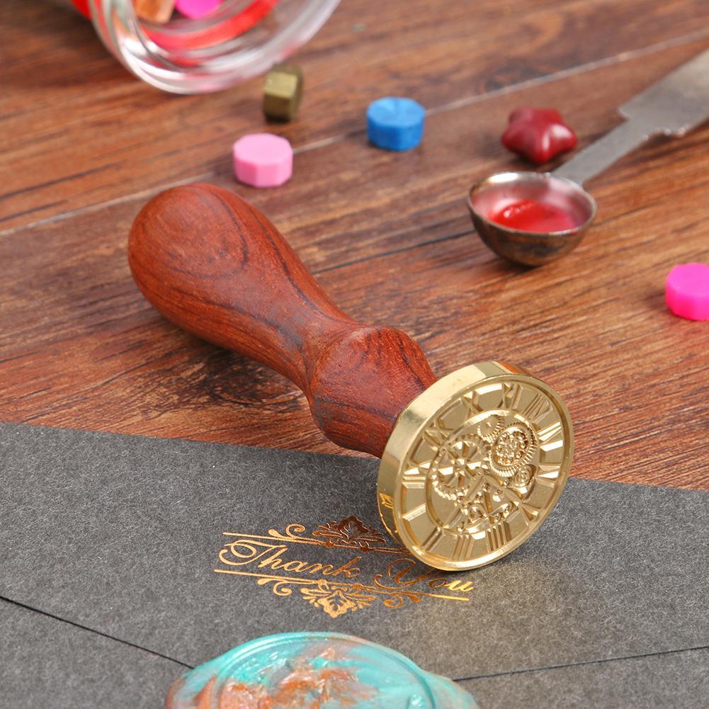 Retro Wax Seal Stamps DIY Wedding Invitations Envelope Sealing Wax ...
