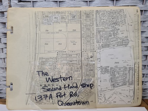1x 2D VINTAGE 1919 1961 Fullers street Map Adelaide Metropolitan Largs ...