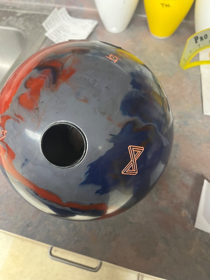 STORM ABSOLUTE POWER Bowling Ball 14lbs 15oz pin 3-3.5 $$$ LOW GAMES ...