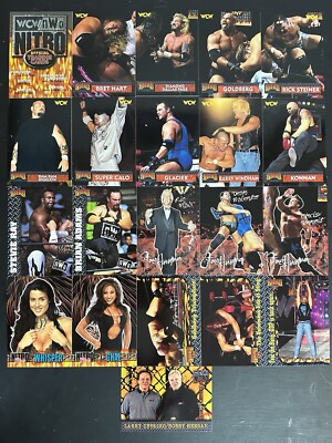 WCW/NWO Nitro 1999 Wrestling Trading Cards - 21 Lot - Rare | eBay