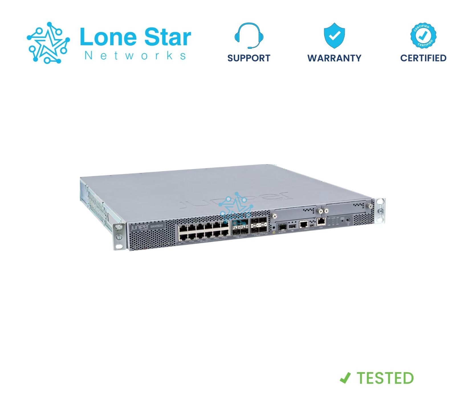 Juniper SRX1500-SYS-JB-AC SRX1500 Services Gateway-Dual Power JPSU-400W ...