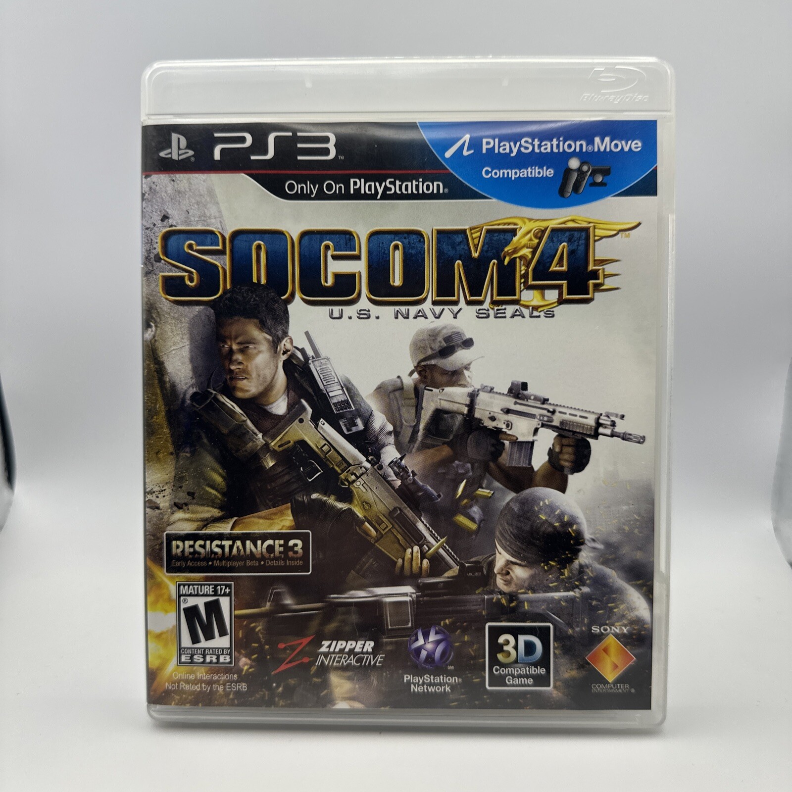 Socom 4 US Navy Seals PS3 Game, Disc Tested. Complete VG1572 ...