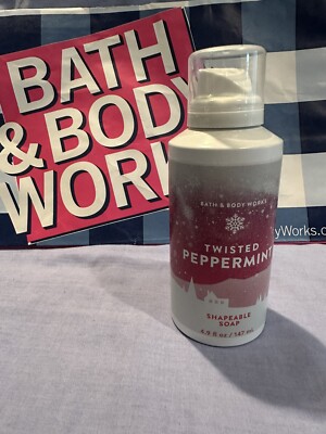 Bath and Body Works Twisted Peppermint Shapeable Soap | eBay