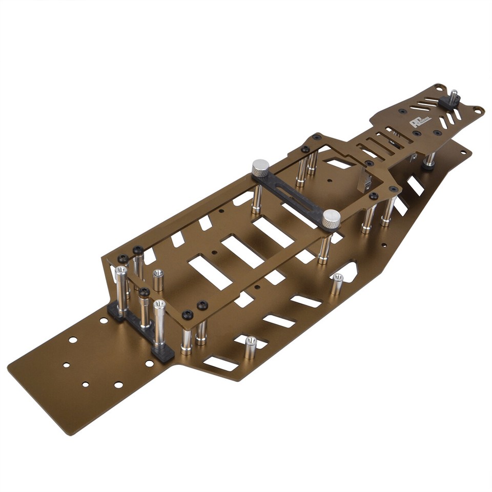 Aluminum Upper Lower Chassis Kit for Traxxas 2WD Rustler Bandit VXL ...