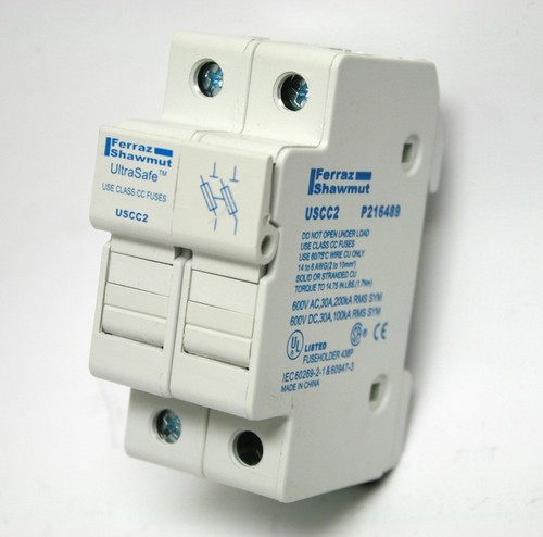 10x38 USCC2 Mersen Ferraz Shawmut Fuse Holder ULTRASAFE 600V 30A CC ...