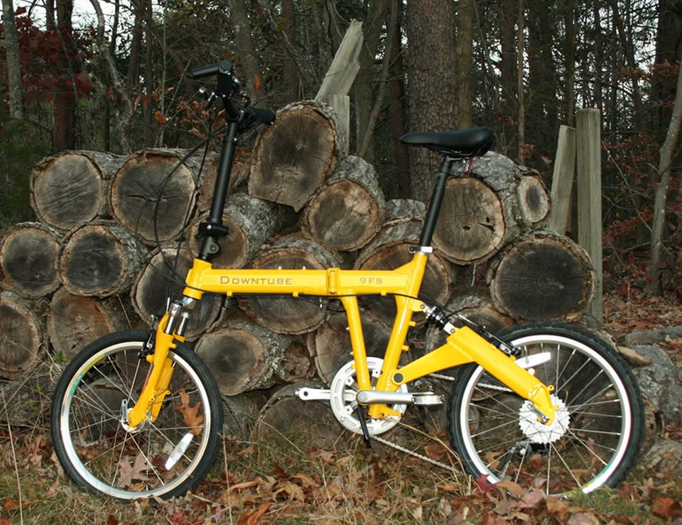 Downtube XFS White Full Suspension Folding Bike 10 speed | eBay