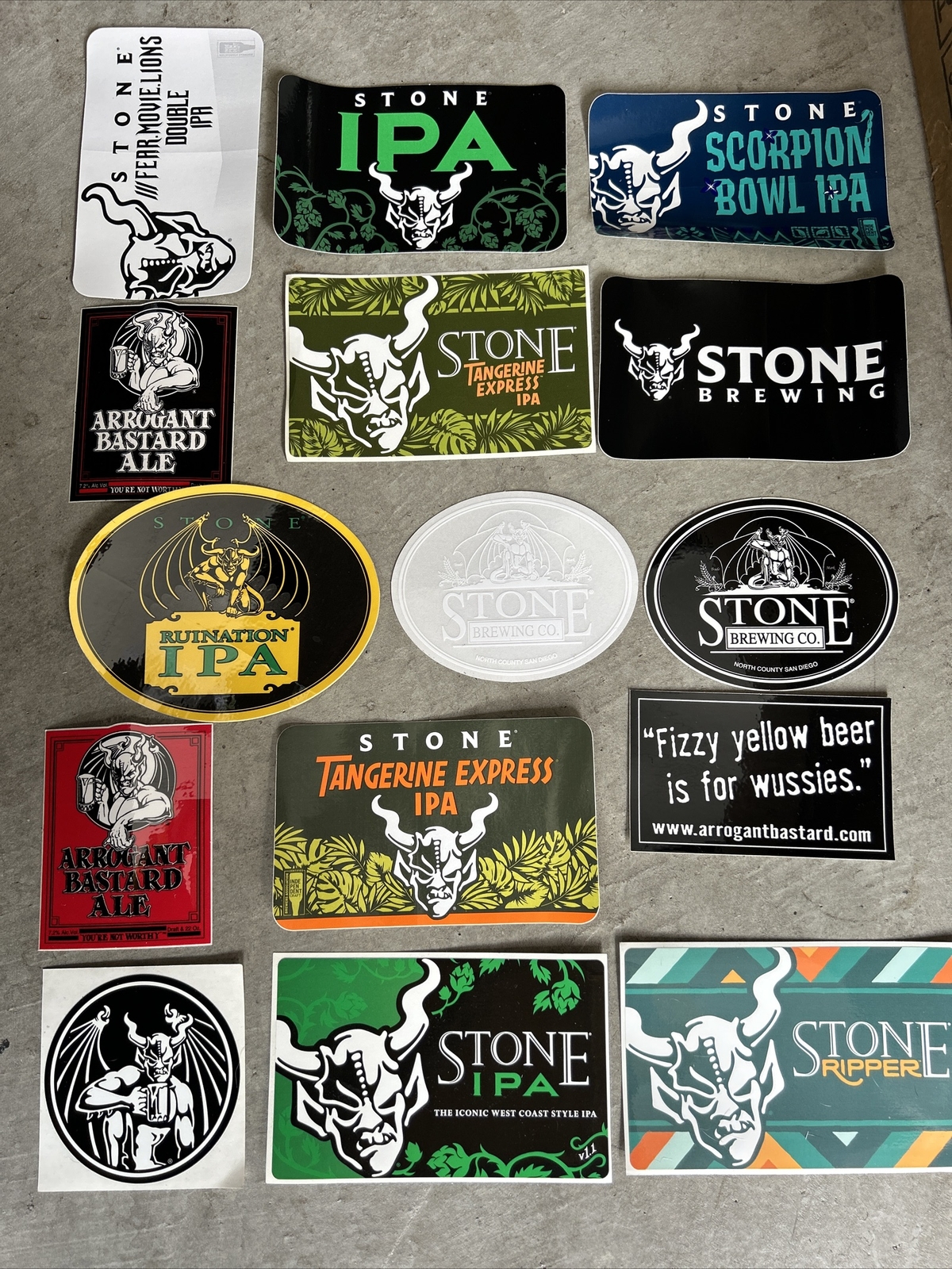 Stone Brewing ~ Sticker Pack ~ Craft Beer ~ Beer Decals ~ Qty 15 | eBay