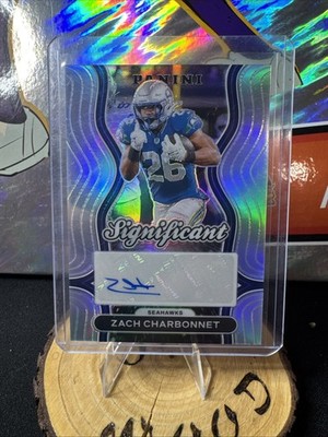 2024 PANINI PRIZM ZACH CHARBONNET AUTO SIGNIFICANT SILVER PRIZM SEATTLE ...
