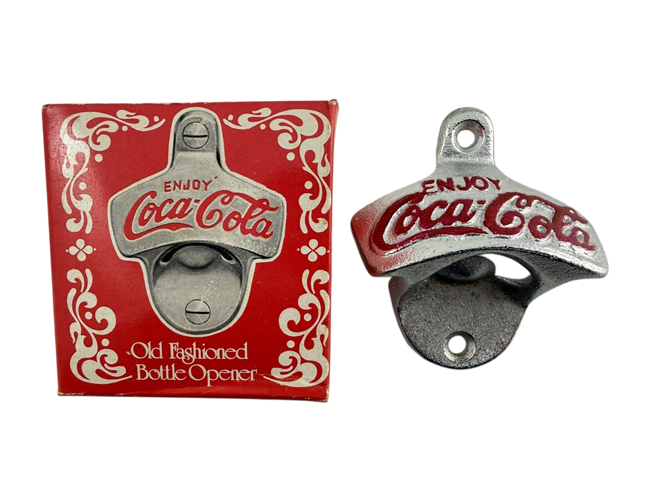 Vintage Coca-Cola COKE Old Fashioned Wall Mount Stationary Bottle ...