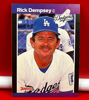 1989 Donruss Collector Baseball Trading Card Dodgers Rick Dempsey #432 ...
