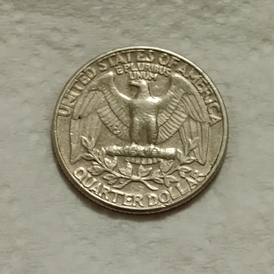 1986 p Washington quarter with filled in mint mark nice coin | eBay