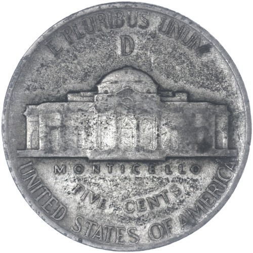 1945 D Jefferson 35% Silver War Nickel Very Fine VF See Pics D741 | eBay