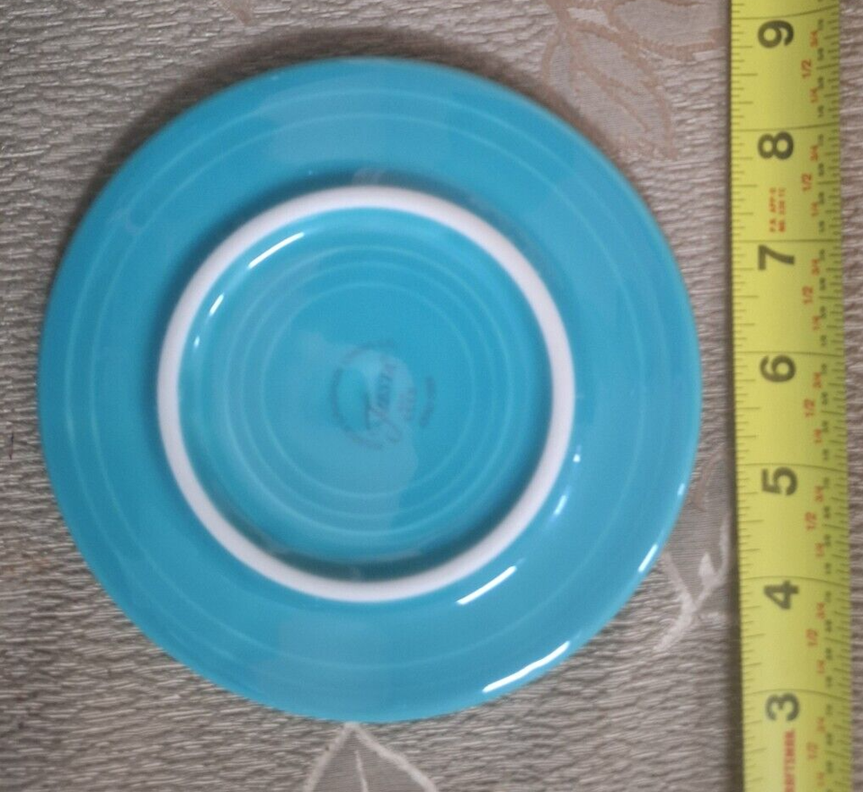 Fiestaware Fiesta Turquoise Blue retired Dancing Lady Trivet Hot Plate ...
