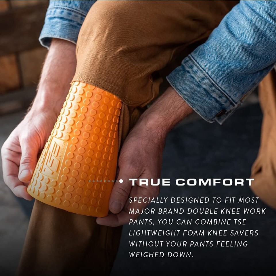 TSE Safety TSE-PPKS TSE-PRO Heavy Duty Padding Pocket Knee Savers with ...